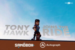 Pro-skateboarder Tony Hawk partners with The Sandbox and Autograph